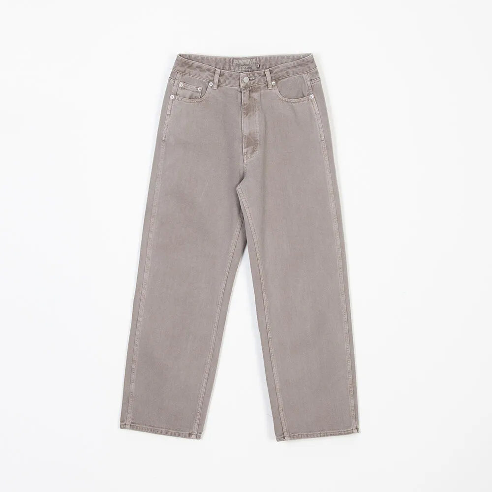 WIDE DYEING DENIM PANTS NUT BEIGE - 감도 깊은 취향 셀렉트샵 29CM