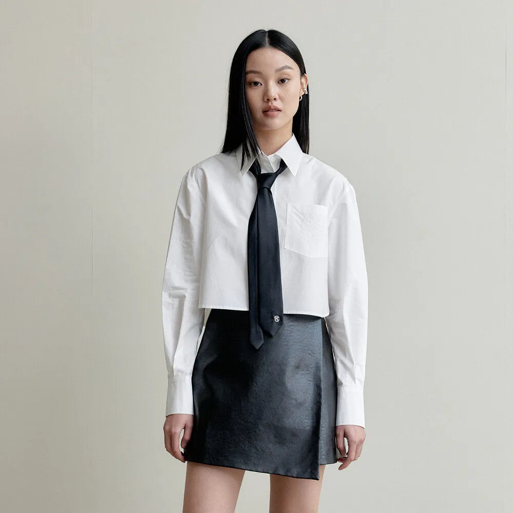 SAGE CROP SHIRTS - WHITE - 감도 깊은 취향 셀렉트샵 29CM