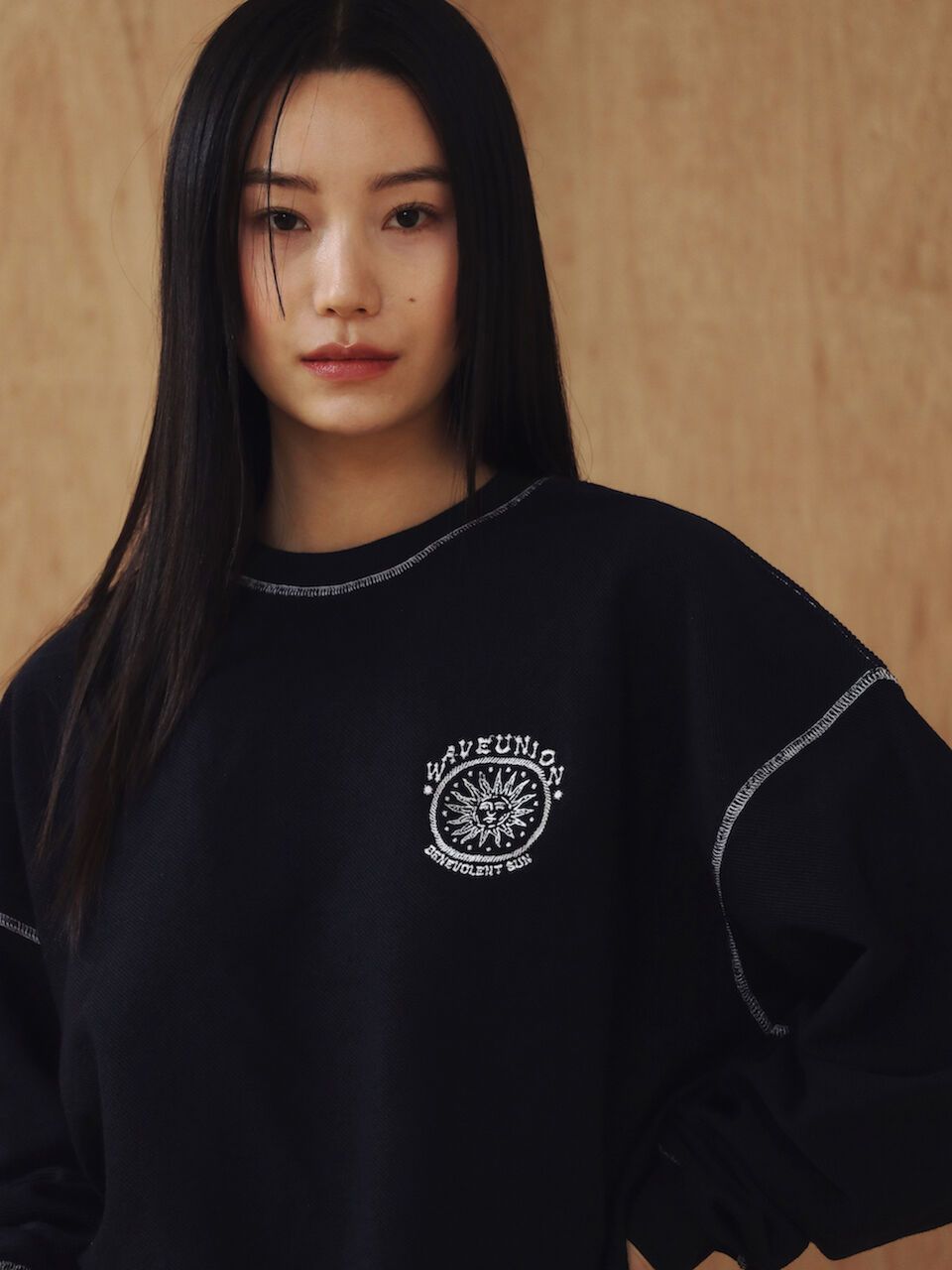 Benevolent sun Reverse Oversized fit Sweatshirt navy - 감도 깊은 취향 셀렉트샵 29CM