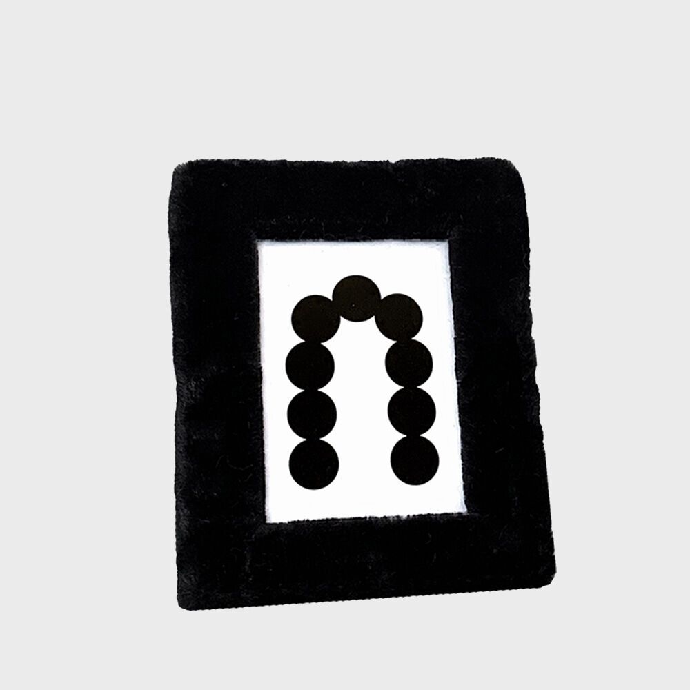 FAUX FUR FRAME (BLACK) - 감도 깊은 취향 셀렉트샵 29CM