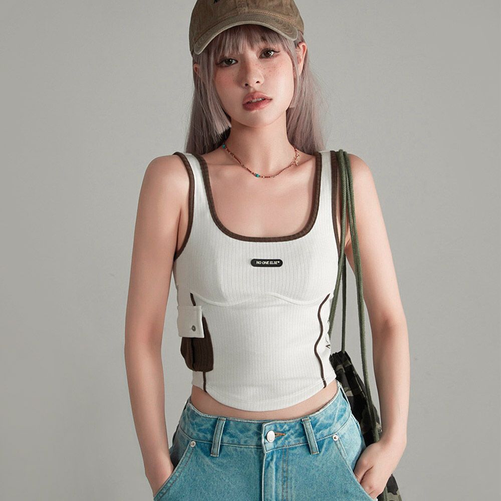 Deep U-Neck Ribbed Cami Top - 감도 깊은 취향 셀렉트샵 29CM