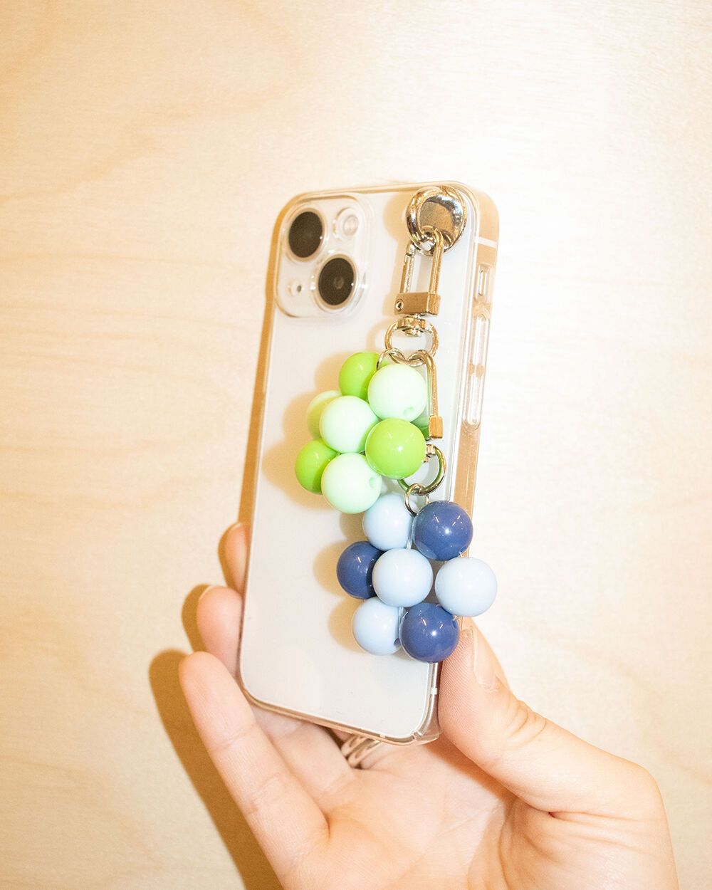 BUBBLE FLOWER key ring 'BLUE MIX' - 감도 깊은 취향 셀렉트샵 29CM