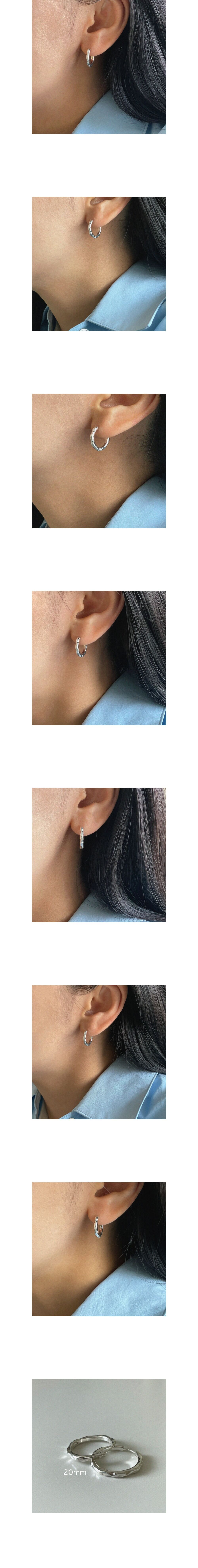 silver925 sunset earring(3size) - 감도 깊은 취향 셀렉트샵 29CM