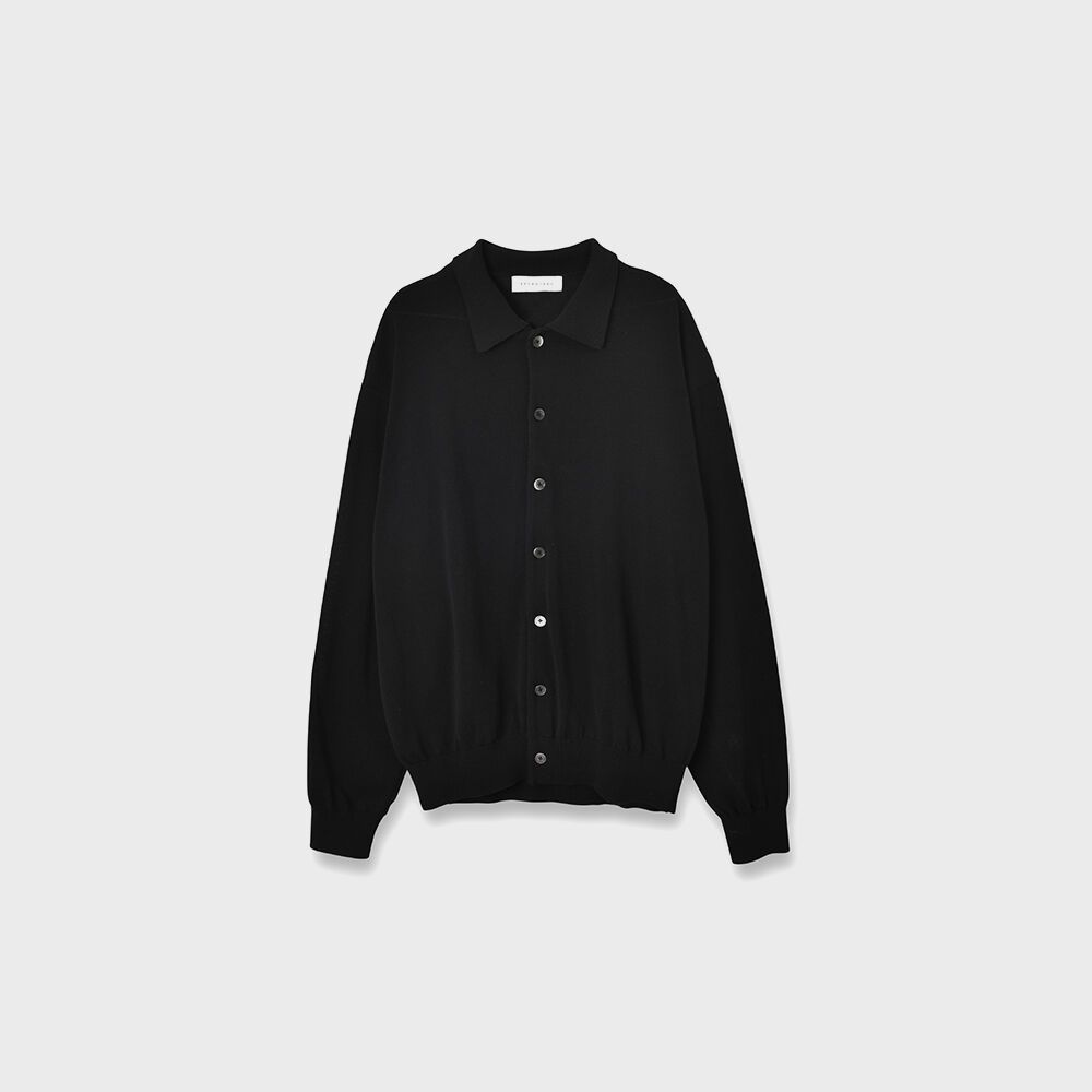 [29단독] Collar Cardigan, Black - 감도 깊은 취향 셀렉트샵 29CM