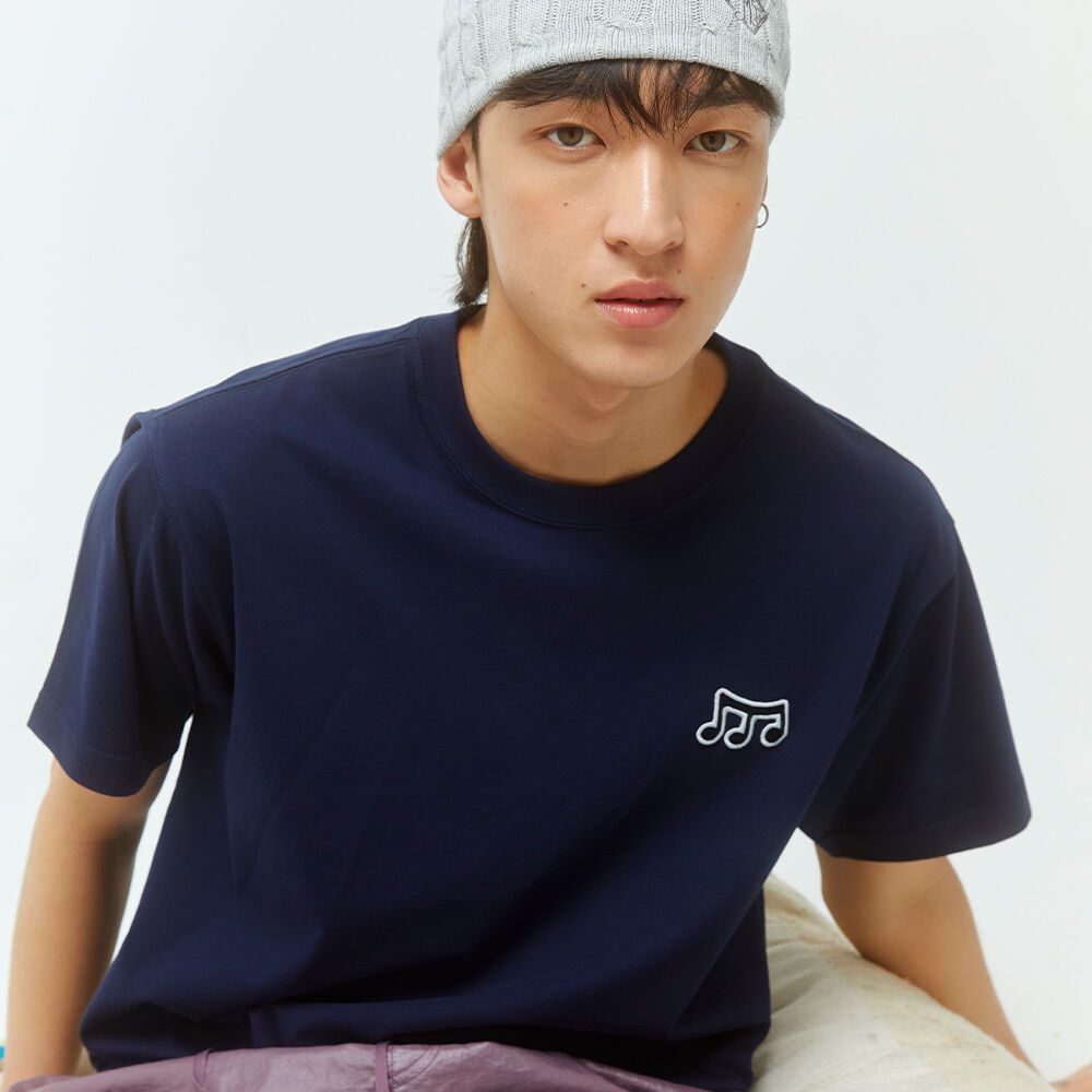 NOTE GRAPHIC TEE navy - 감도 깊은 취향 셀렉트샵 29CM