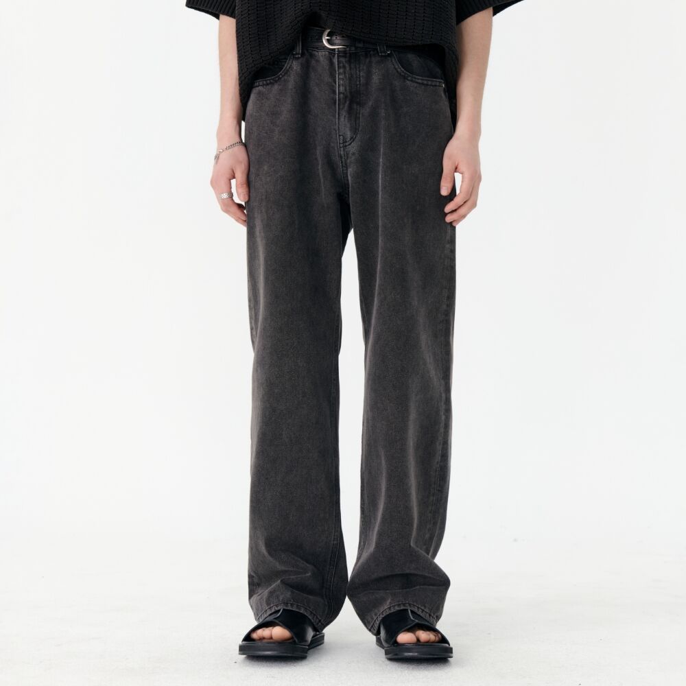 Zet Black Straight Denim - BLACK - 감도 깊은 취향 셀렉트샵 29CM