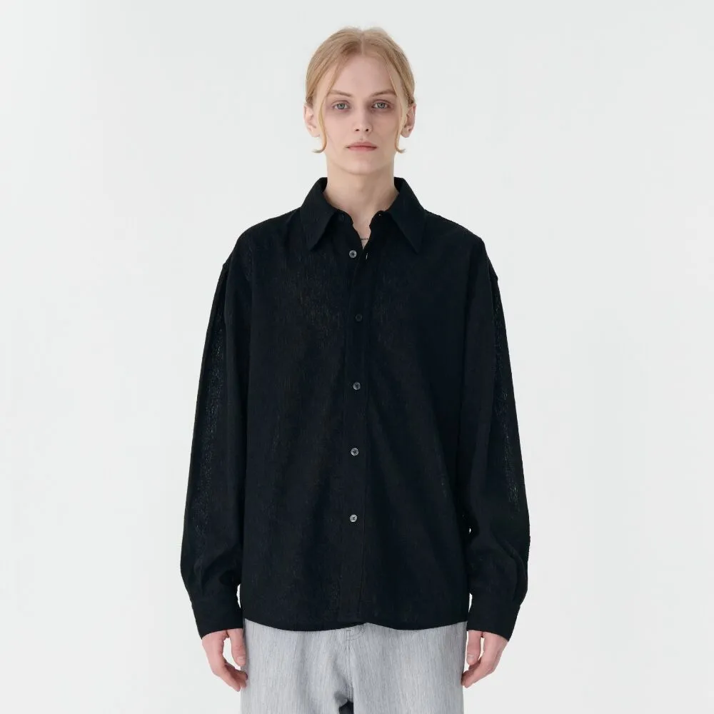 Wild Mesh Shirts - BLACK - 감도 깊은 취향 셀렉트샵 29CM
