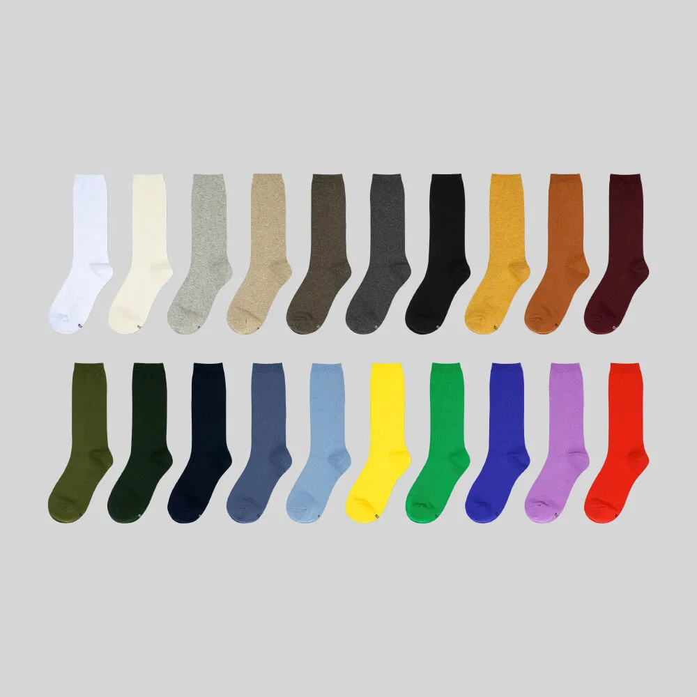 [5PACK] 1507 유니섹스 컬러 베이직 삭스 - 컬러선택형 - 감도 깊은 취향 셀렉트샵 29CM