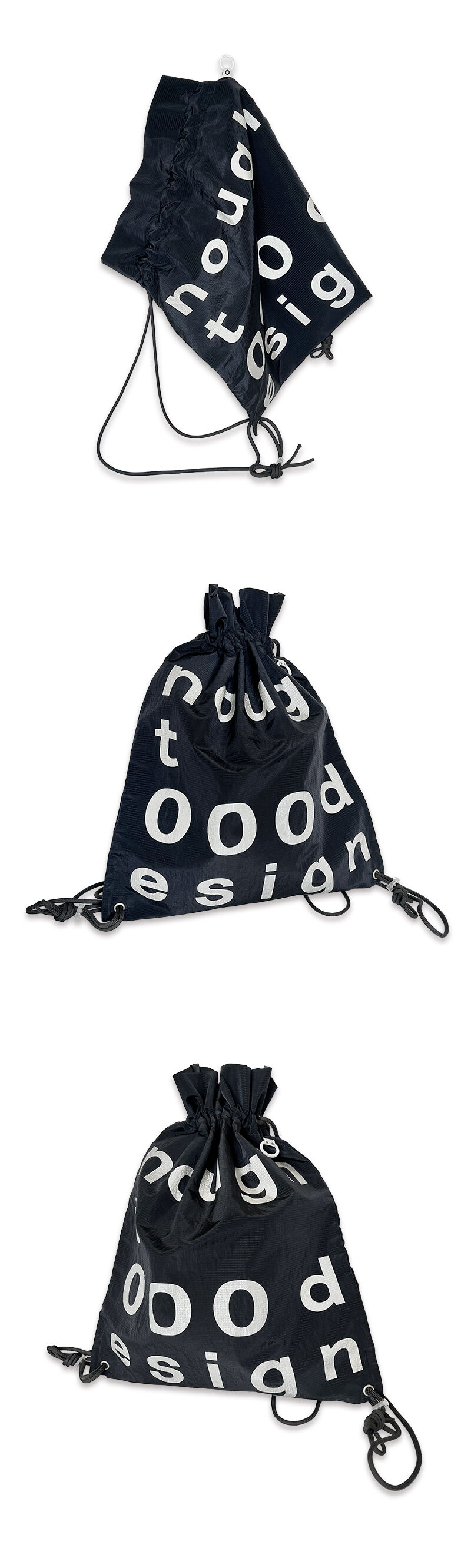 000 Design Gym Sack / black - 감도 깊은 취향 셀렉트샵 29CM