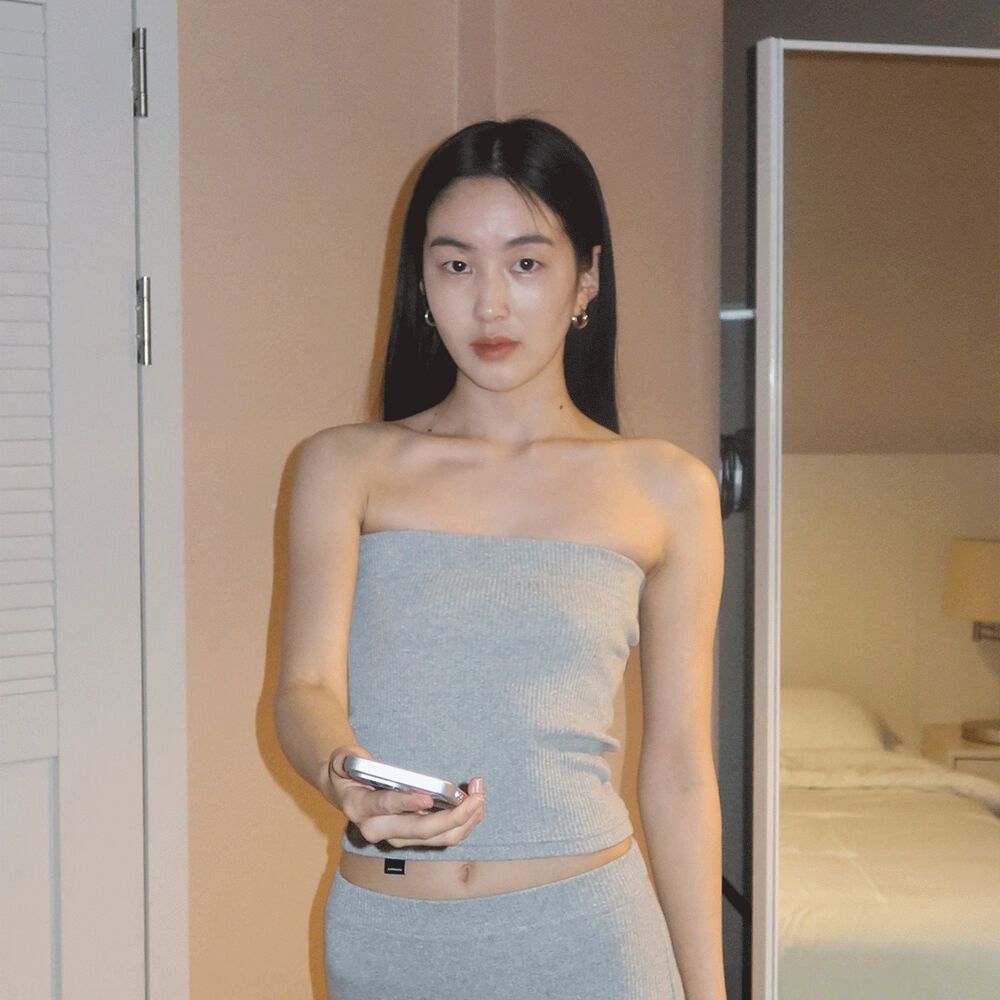 COLOR TUBE TOP GRAY 29CM color-tube-top-gray-29cm