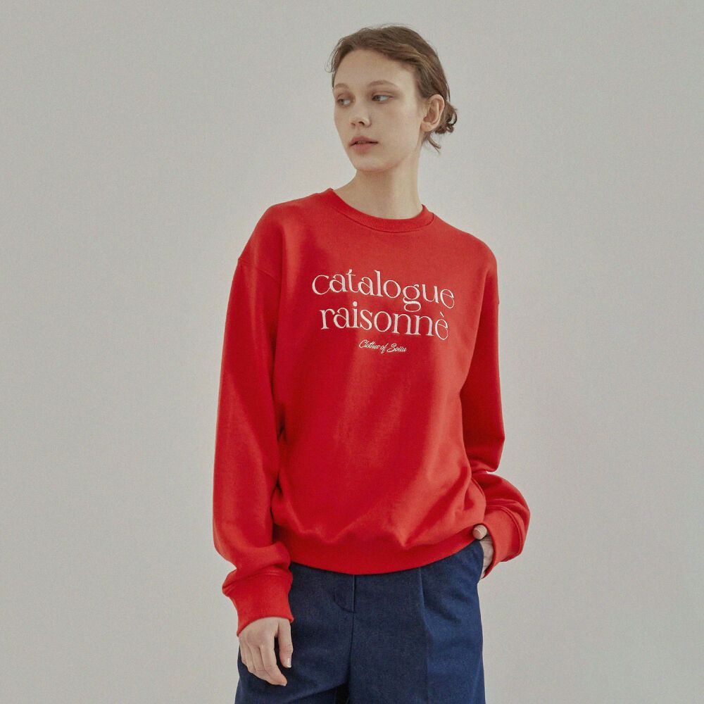 Catalogue Raisonne Sweatshirts_Red - 감도 깊은 취향 셀렉트샵 29CM