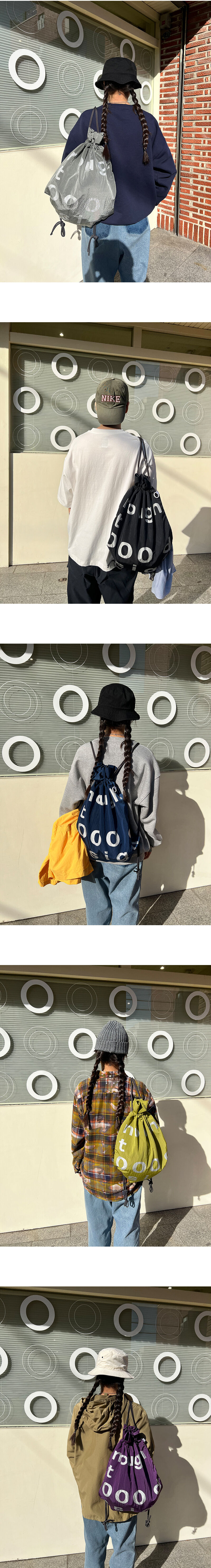 000 Design Gym Sack / navy - 감도 깊은 취향 셀렉트샵 29CM
