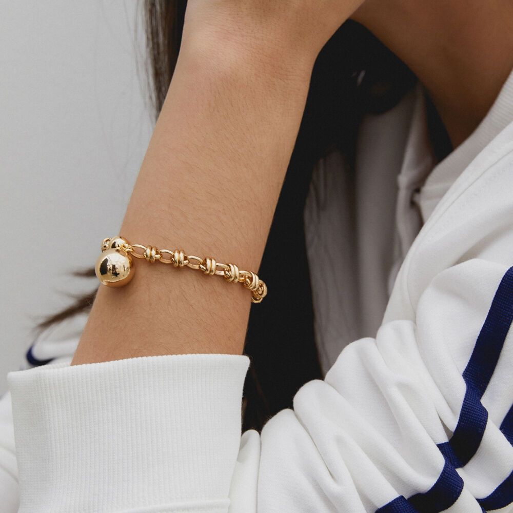 layer chain ball bracelet - gold - 감도 깊은 취향 셀렉트샵 29CM