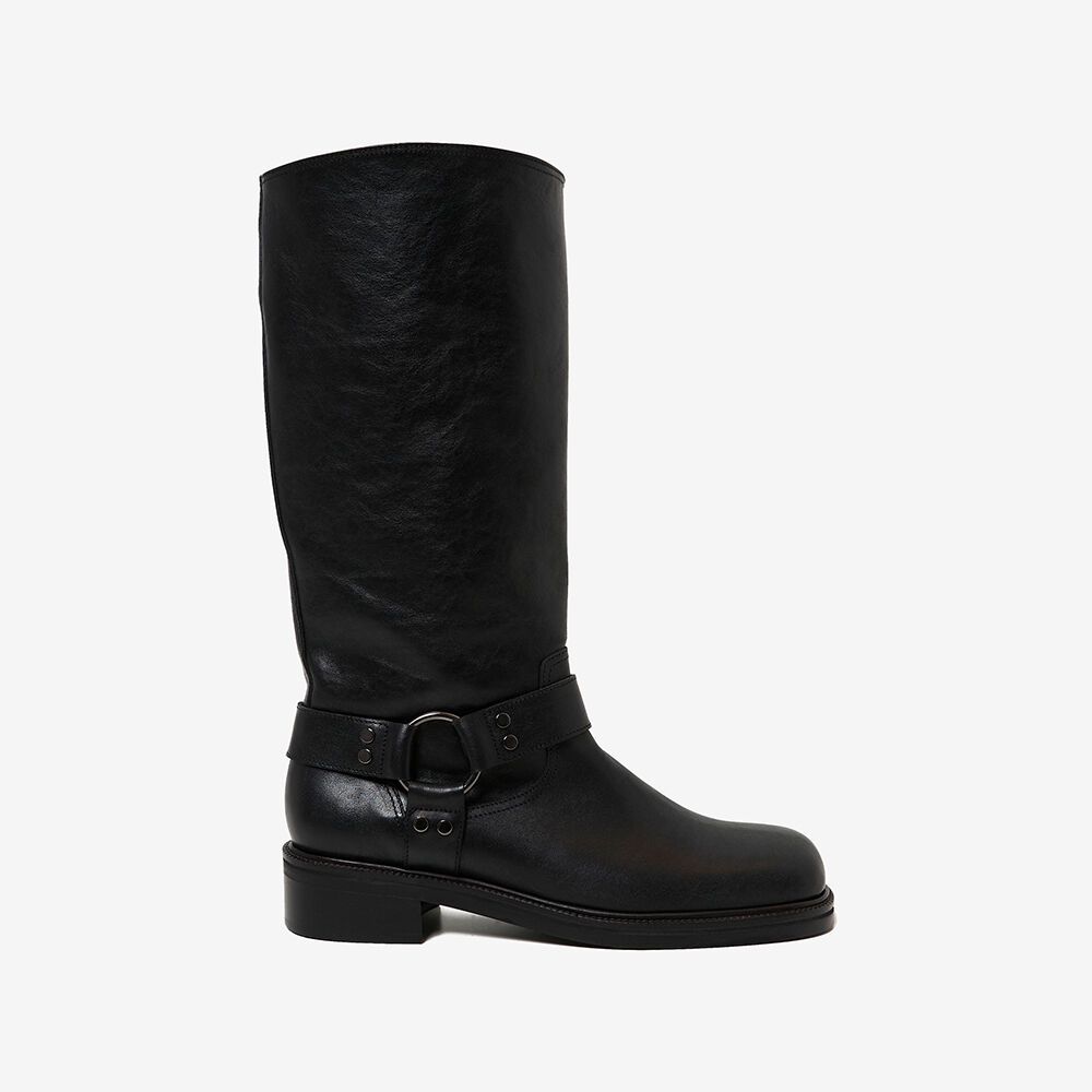 45mm Trinity Motorcycle Long Boots (BLACK) - 감도 깊은 취향 셀렉트샵 29CM
