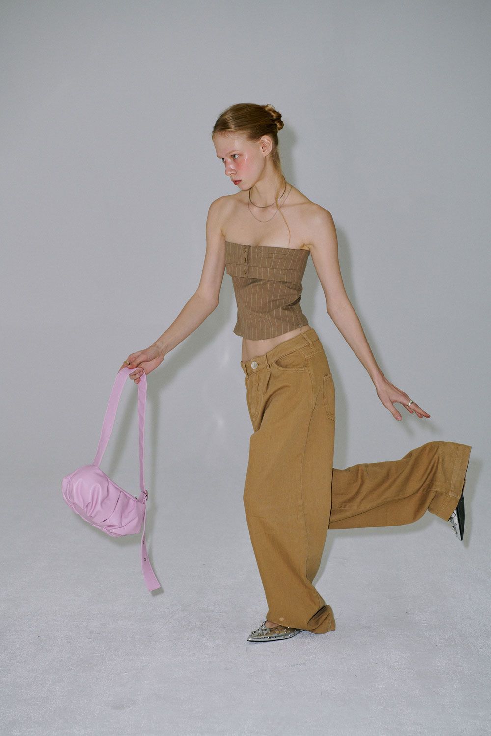 Rustling cross bag mini [Blush pink] - 감도 깊은 취향 셀렉트샵 29CM