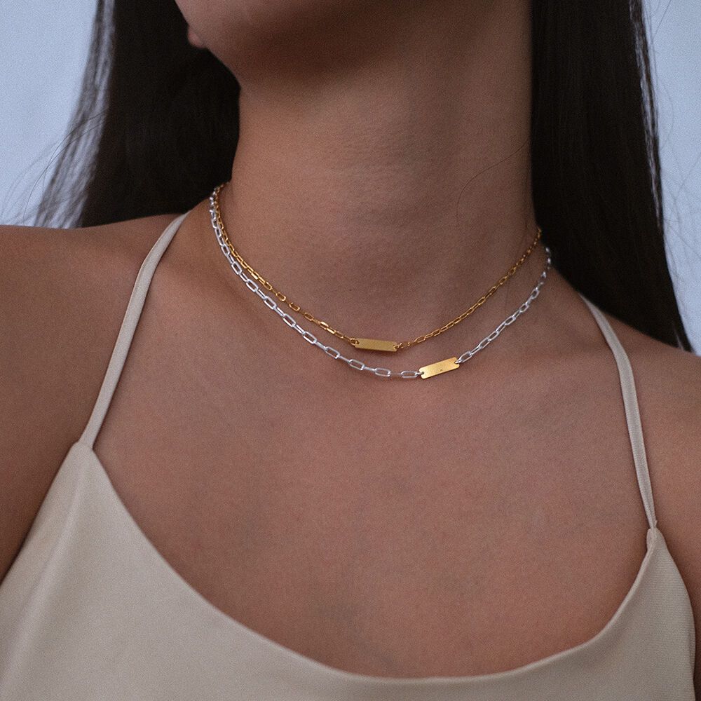 Basic Bar Necklace (silver925)(3color) - 감도 깊은 취향 셀렉트샵 29CM