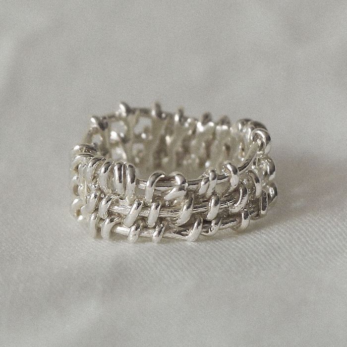 Crochet knit Ring (3 lines) - 감도 깊은 취향 셀렉트샵 29CM