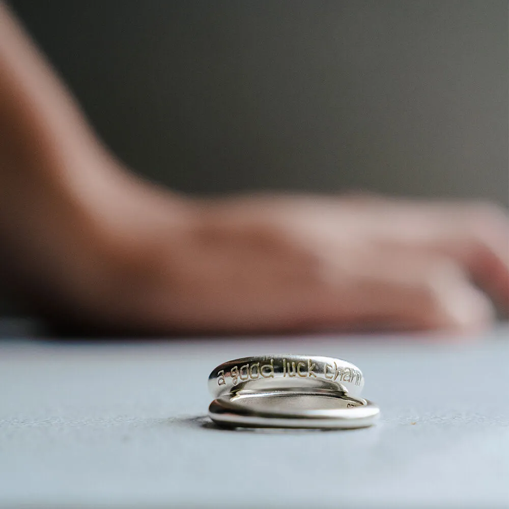 [silver925] Childish letter ring (silver) - 감도 깊은 취향 셀렉트샵 29CM