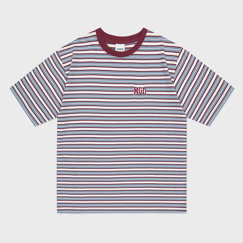 MGD STRIPED TEE BLUE(MG2DMMT535A) - 감도 깊은 취향 셀렉트샵 29CM