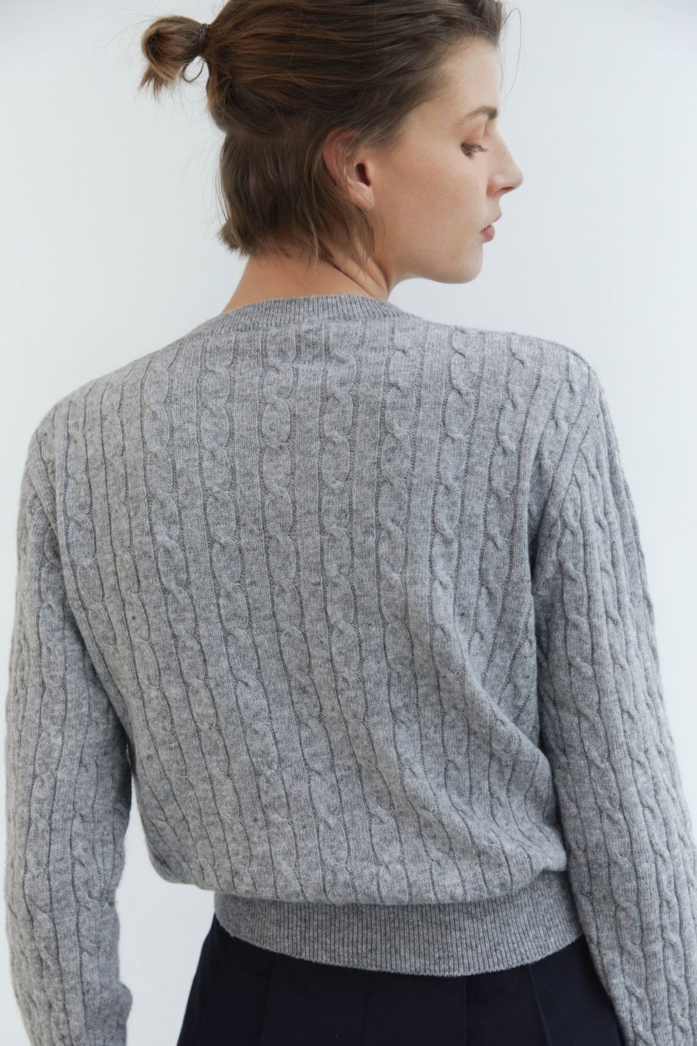 Cable pullover knit / Melange gray - 감도 깊은 취향 셀렉트샵 29CM