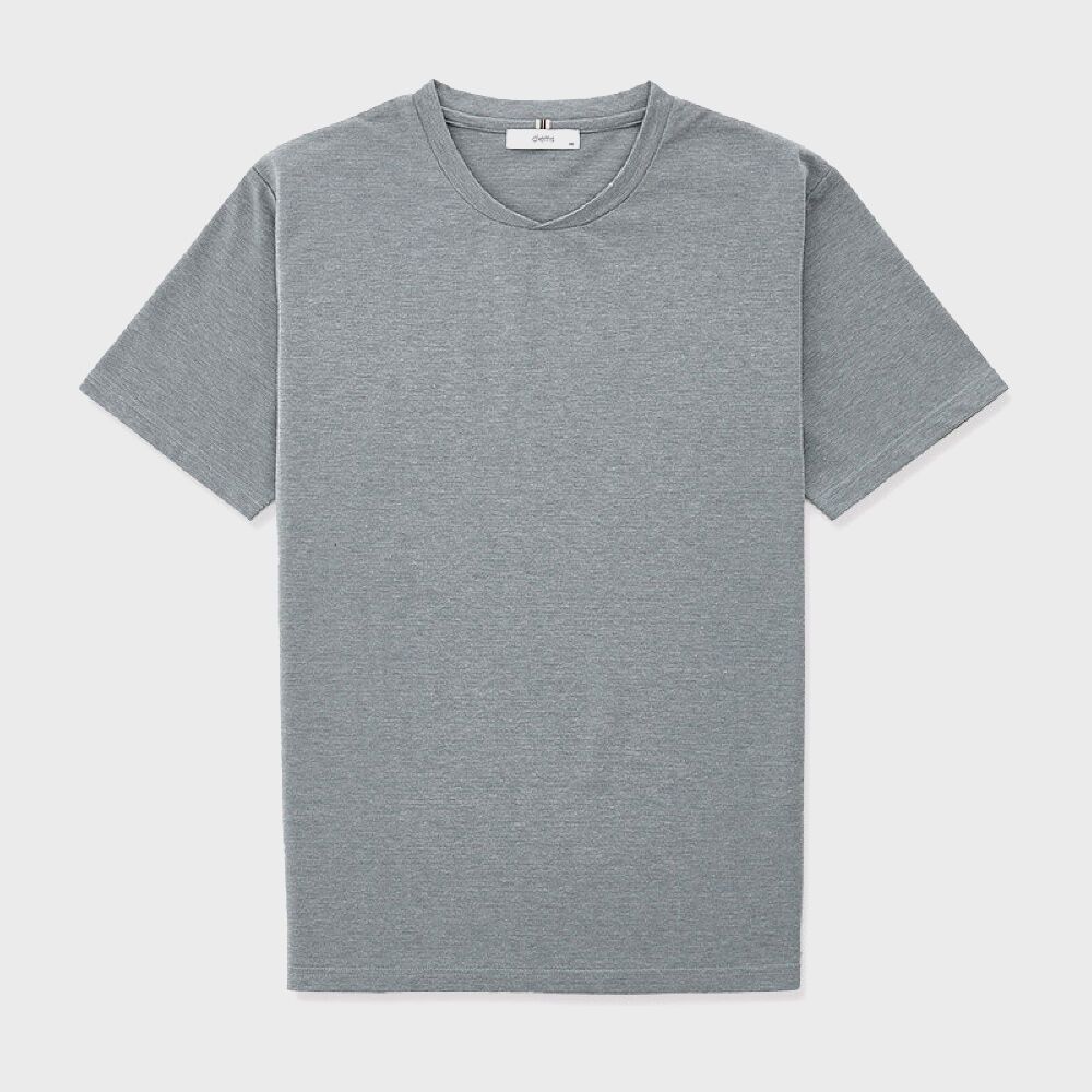 [DIEMS by STCO] 솔리드 텍스쳐 싱글 변형넥 티셔츠 (민트) - 감도 깊은 취향 셀렉트샵 29CM