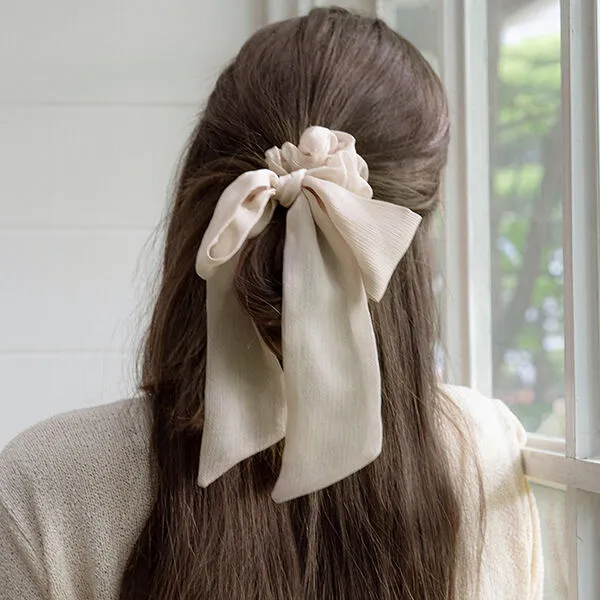 쉬폰 리본 스크런치 JP-22-089S - 감도 깊은 취향 셀렉트샵 29CM