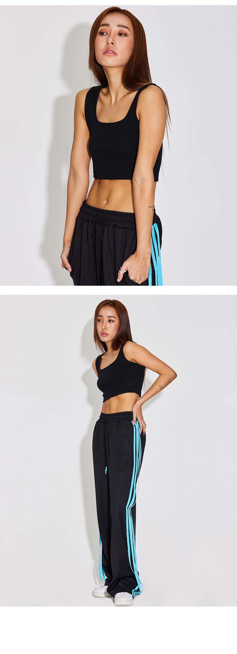 DEEP SQUARE NECK CROPPED TANK TOP_T316TP132 - 감도 깊은 취향 셀렉트샵 29CM