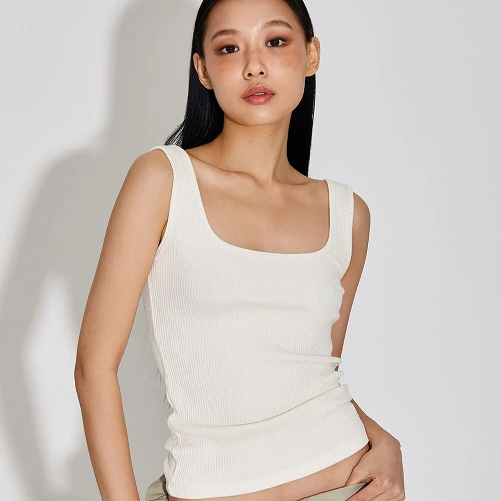 DEEP SQUARE NECK TANK TOP_T316TP133 - 감도 깊은 취향 셀렉트샵 29CM