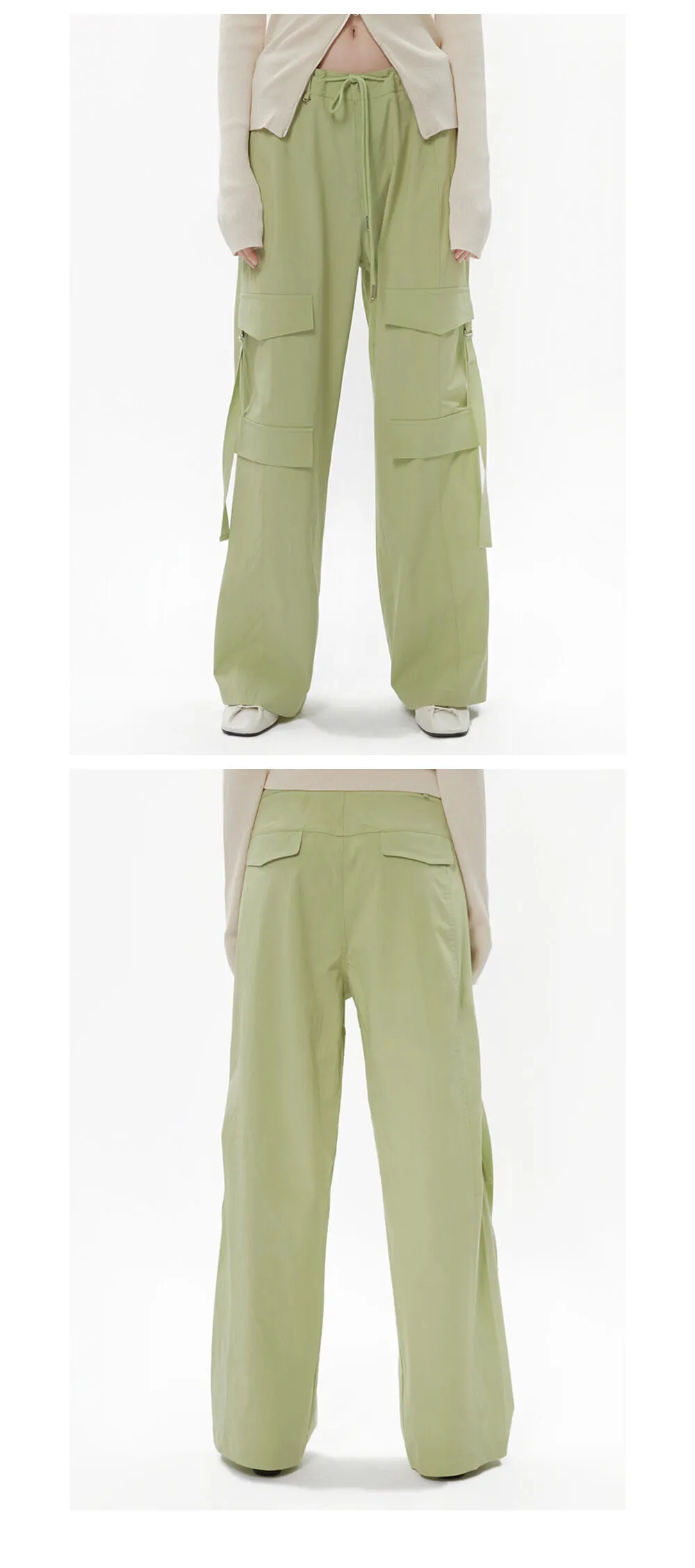 STRING CARGO PANTS, GREEN - 감도 깊은 취향 셀렉트샵 29CM