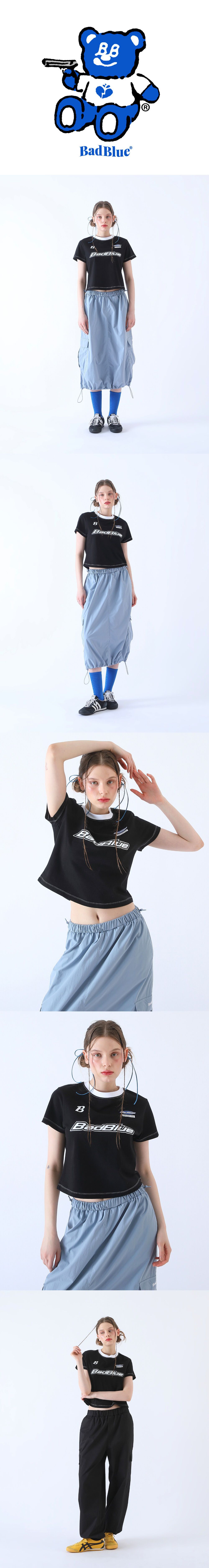 Racing Crop Tee Black - 감도 깊은 취향 셀렉트샵 29CM
