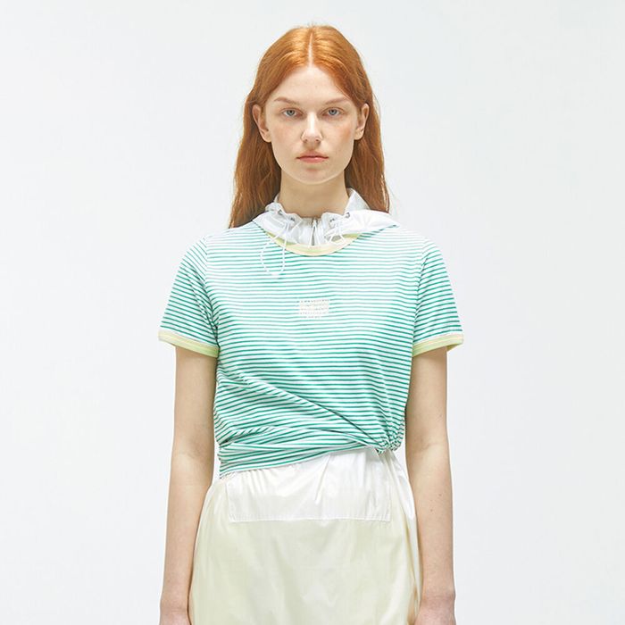 W CLASSIC LOGO RINGER TEE green - 감도 깊은 취향 셀렉트샵 29CM