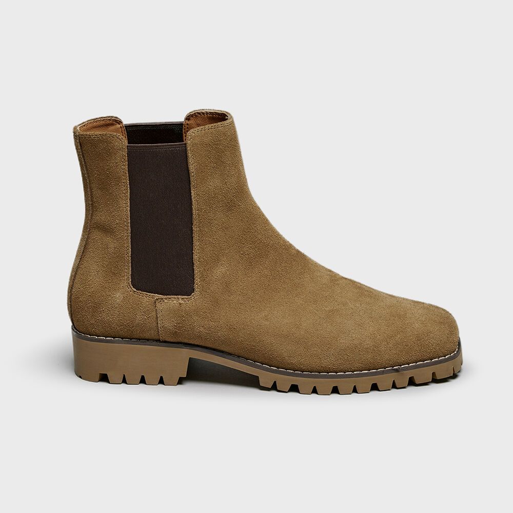 Square Toe Side Gore Boots (Beige) - 감도 깊은 취향 셀렉트샵 29CM