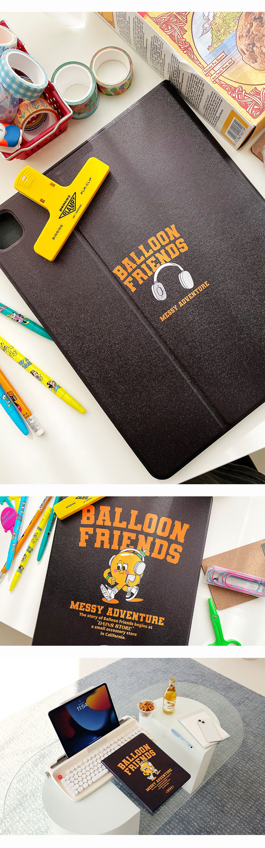 BFMA 아이패드 케이스 (pro,mini,air,7-9세대) - 헤드셋 렌지 black - 감도 깊은 취향 셀렉트샵 29CM