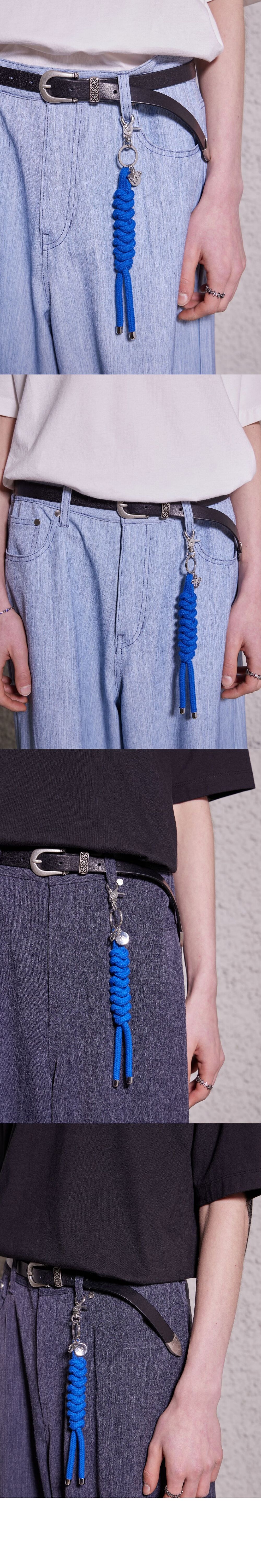 Rope Key Ring - BLUE - 감도 깊은 취향 셀렉트샵 29CM