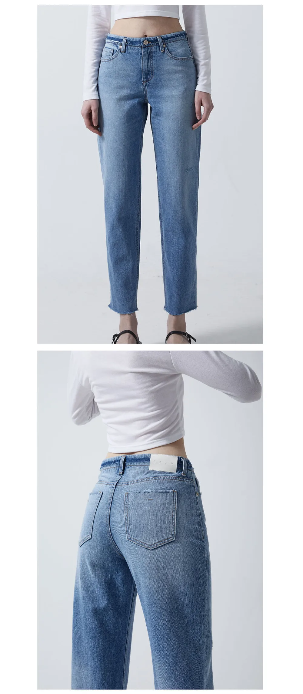 RP177 OB 컷팅 맘핏 팬츠 - 감도 깊은 취향 셀렉트샵 29CM