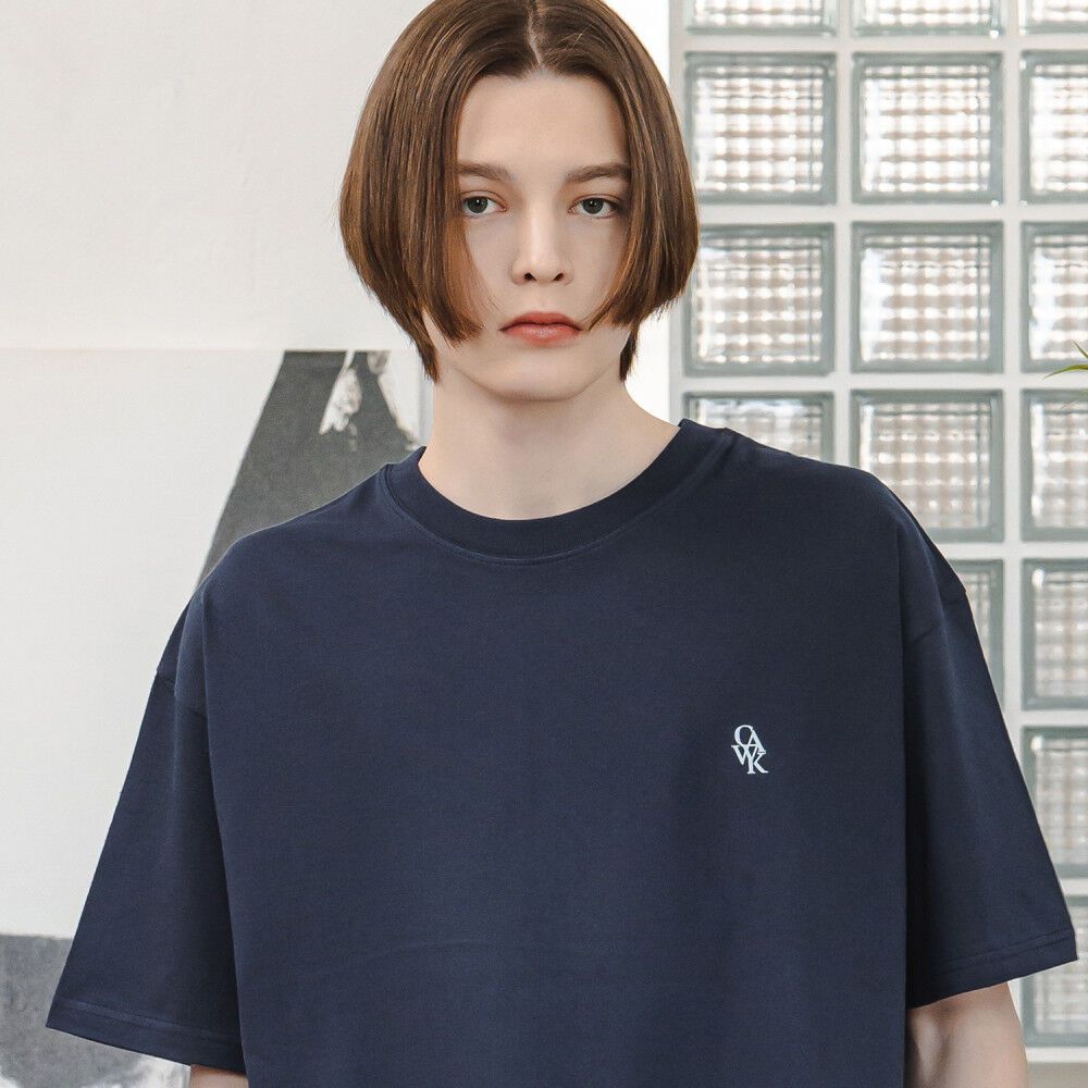 CAWK 로고 반팔티셔츠(네이비) - 감도 깊은 취향 셀렉트샵 29CM