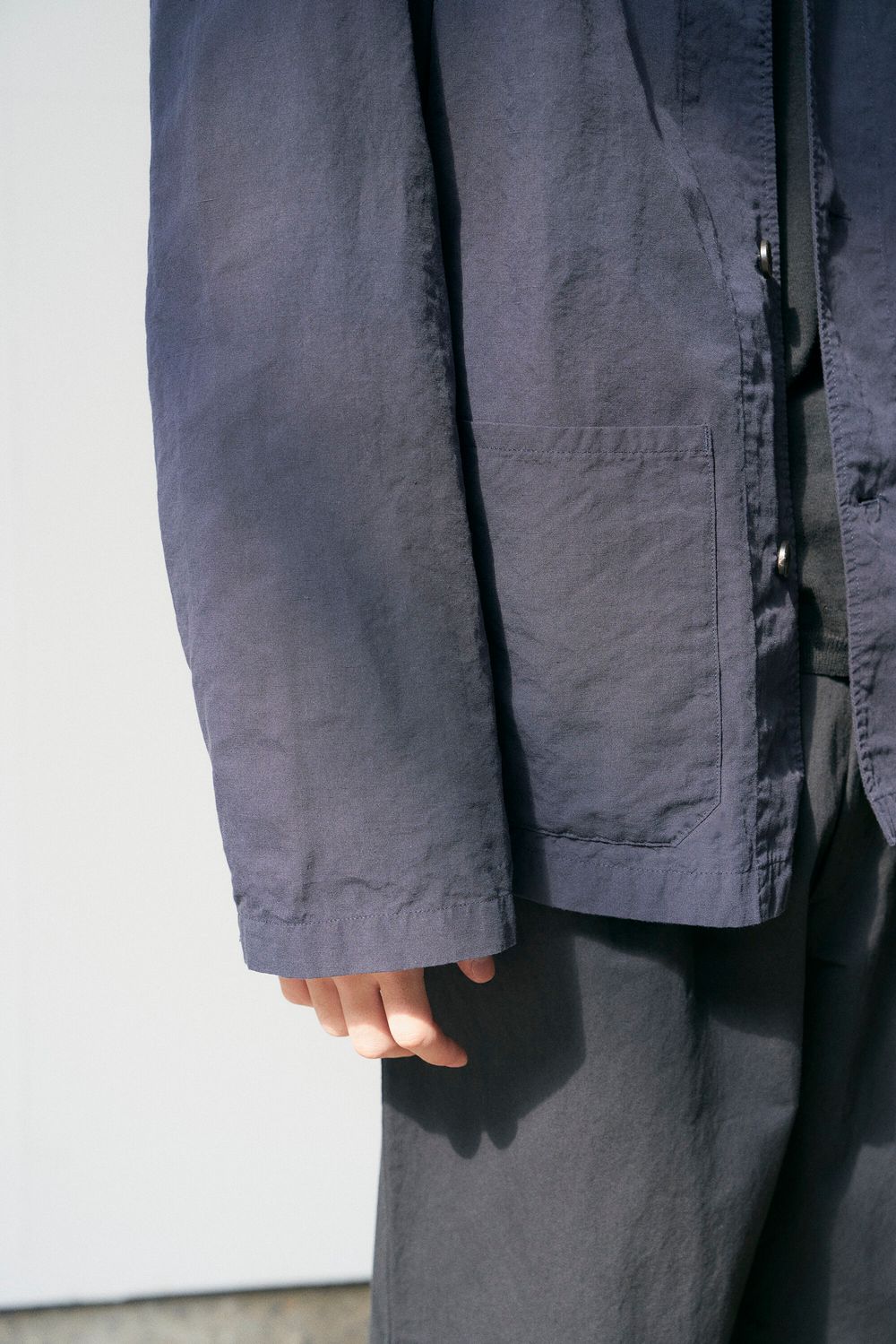 Linen Work Jacket (navy) - 감도 깊은 취향 셀렉트샵 29CM