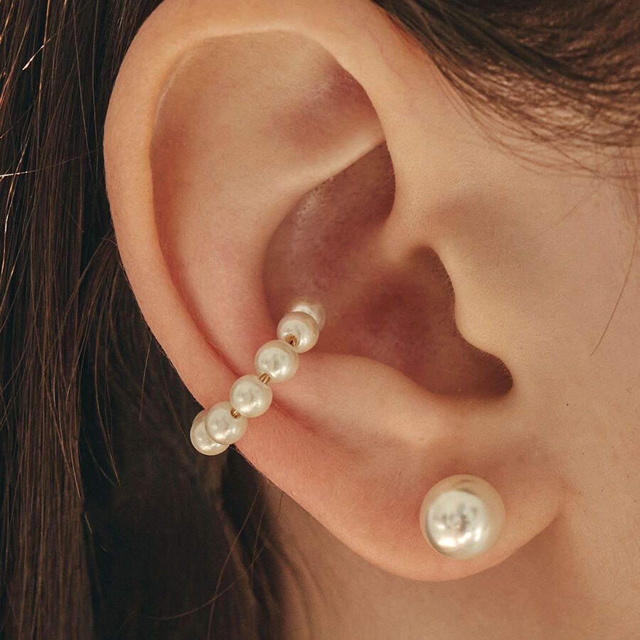 Pearl Earcuff(2ea set) 진주 이어커프 세트 - 감도 깊은 취향 셀렉트샵 29CM