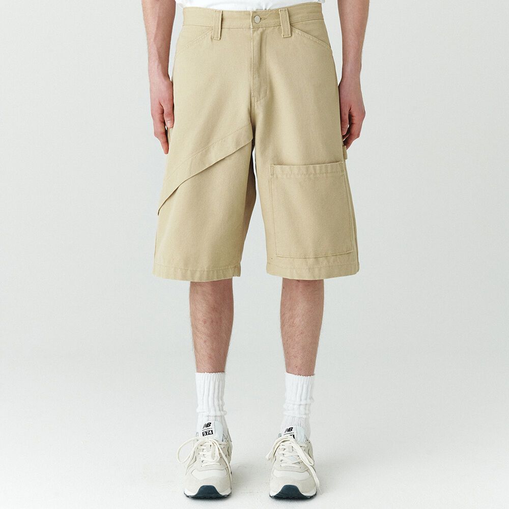 HET WORK BERMUDA SHORTS BEIGE - 감도 깊은 취향 셀렉트샵 29CM