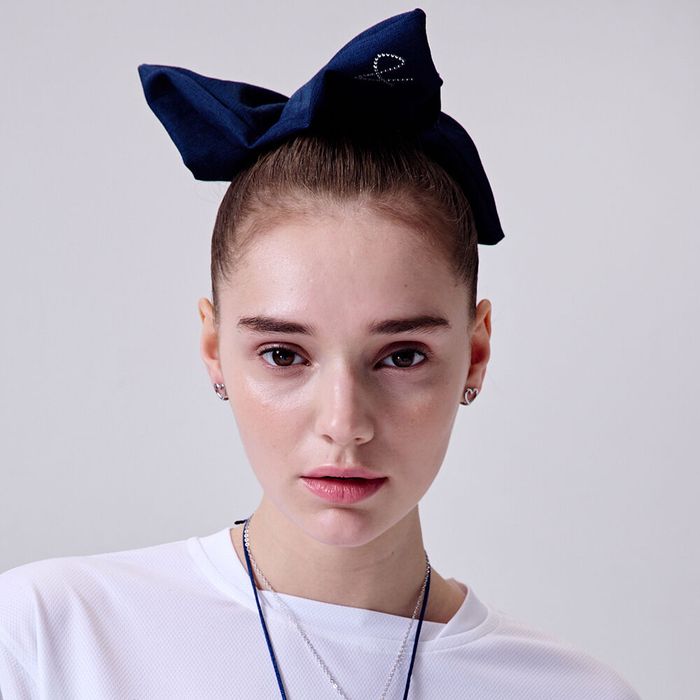 Denim Square Scrunchie / Dark Blue - 감도 깊은 취향 셀렉트샵 29CM