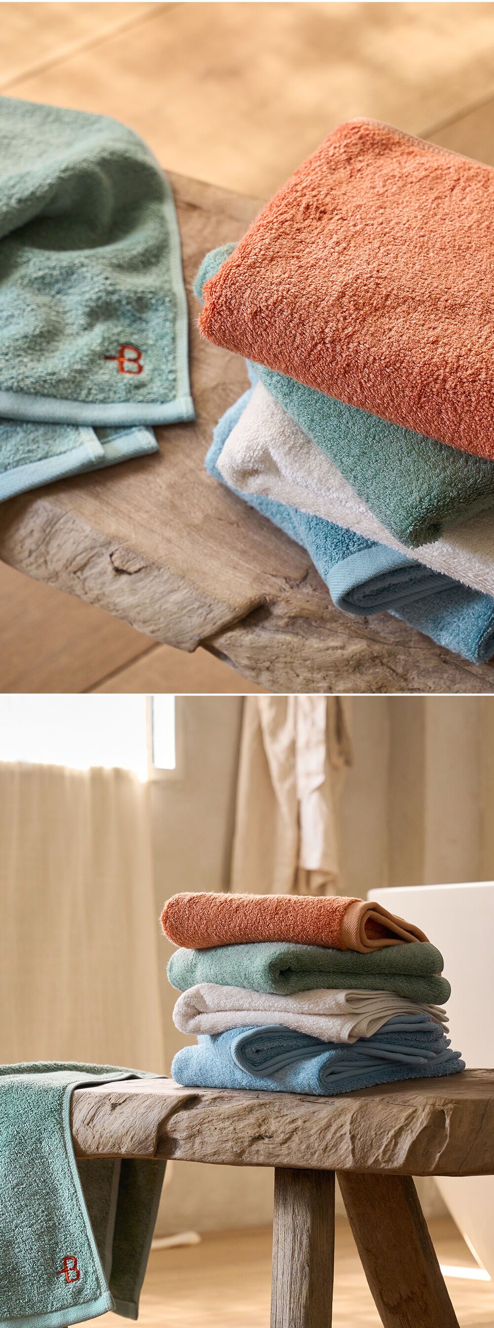 [선물세트]프리미엄 뱀부얀 먼지없는 세면타올 호텔 수건 200g 2장 패키지 - 감도 깊은 취향 셀렉트샵 29CM