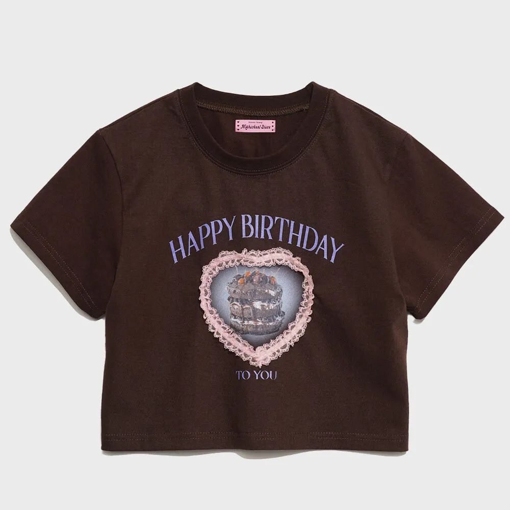CAKE T-SHIRTS_CHOCO - 감도 깊은 취향 셀렉트샵 29CM