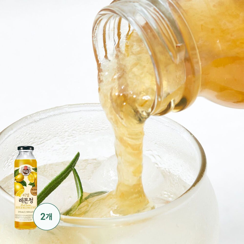 백설 리얼 레몬청 310ml x 2개 - 감도 깊은 취향 셀렉트샵 29CM
