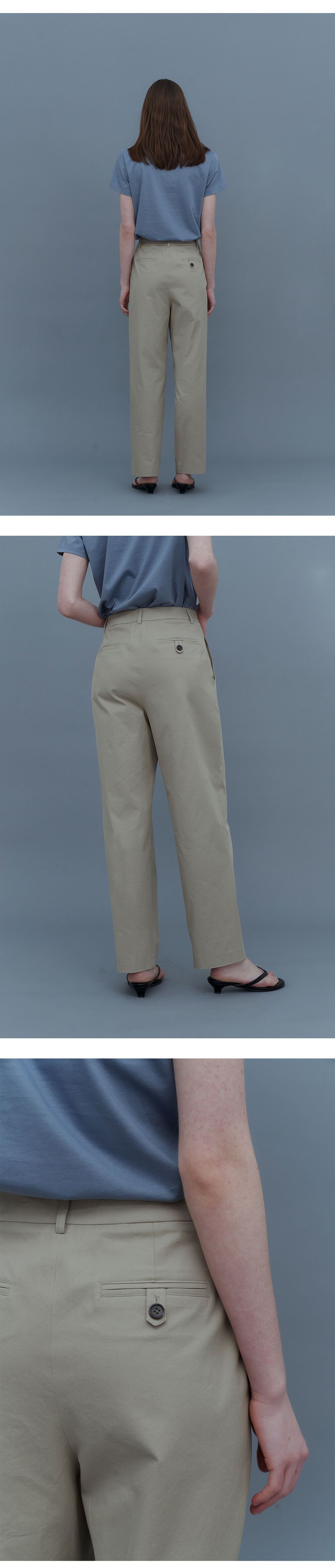 Button detail cotton pants_2colors - 감도 깊은 취향 셀렉트샵 29CM