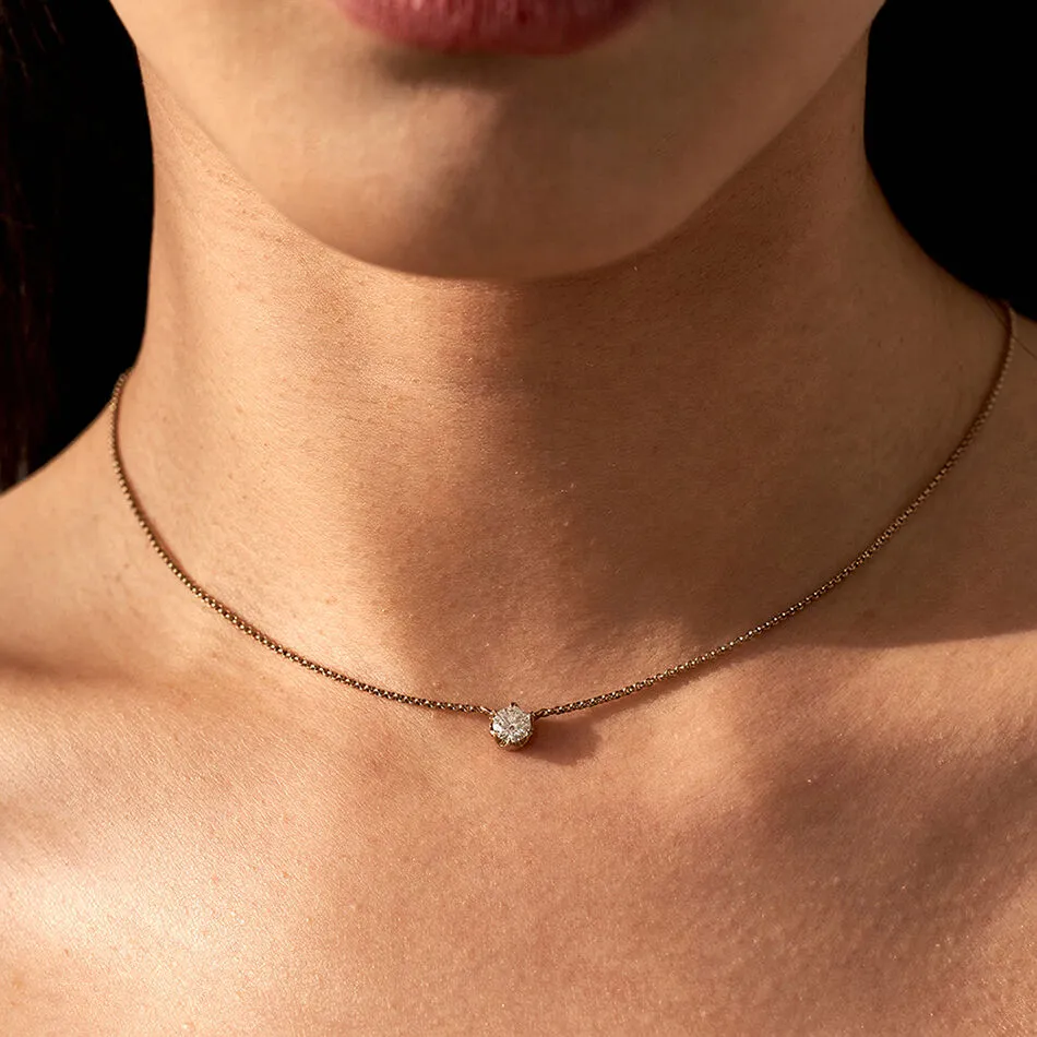 6P MOISSANITE NECKLACE GOLD / WHITE GOLD - 감도 깊은 취향 셀렉트샵 29CM