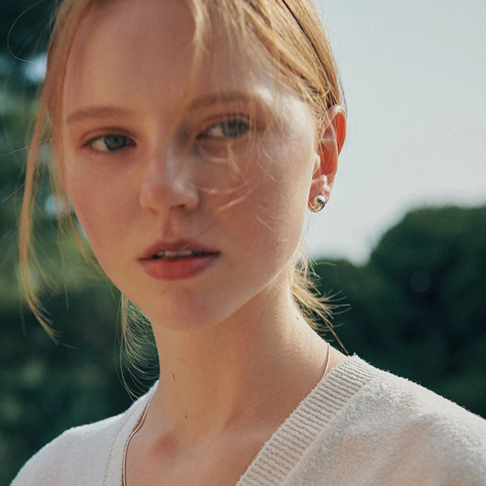 [925 silver] Deux.silver.99 / peanuts song earring (2color) - 감도 깊은 취향 셀렉트샵 29CM