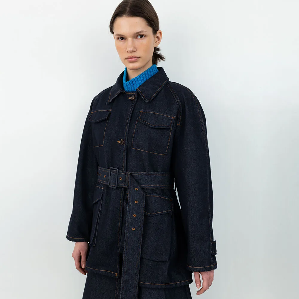 Denim 4 Button Blazer_Blue - 감도 깊은 취향 셀렉트샵 29CM