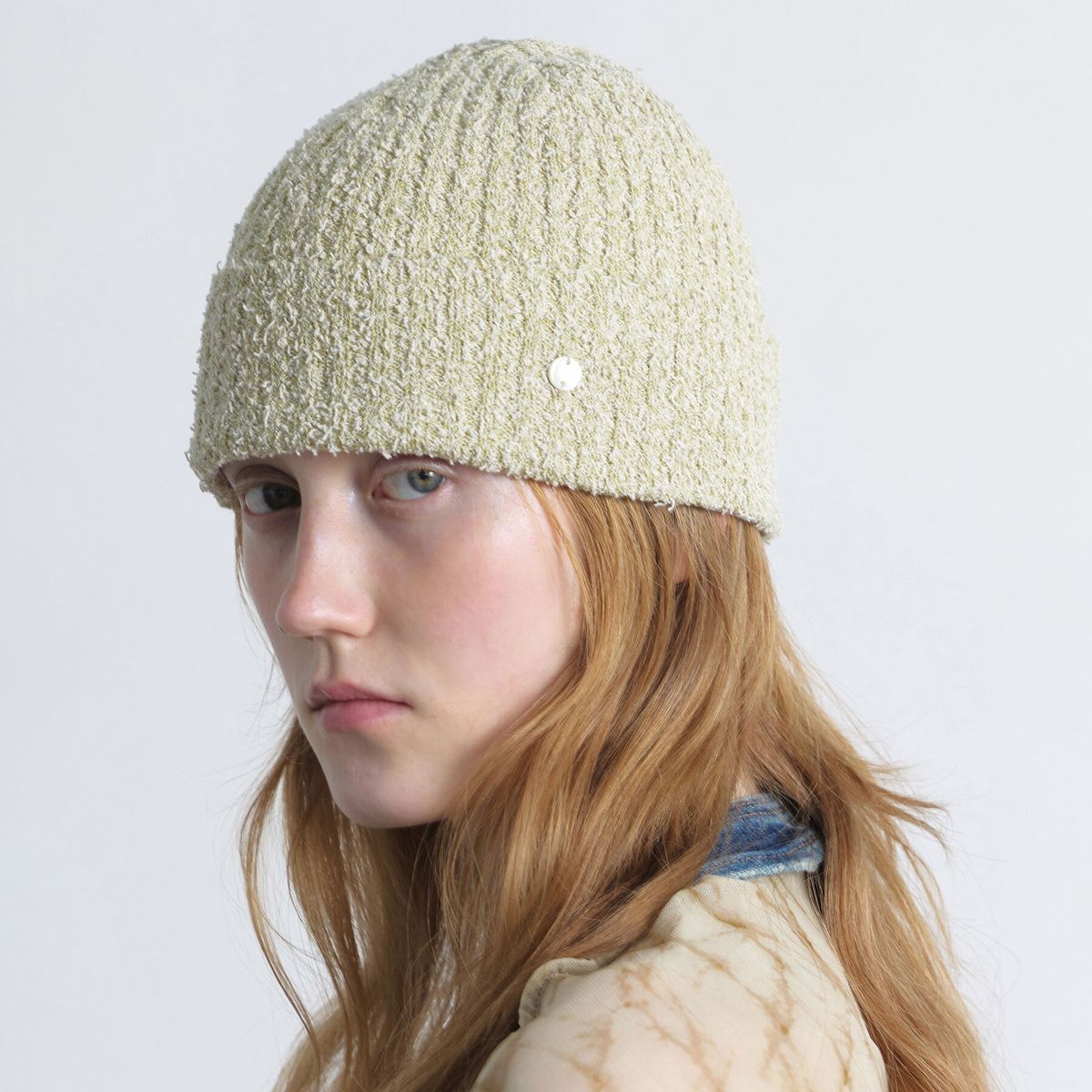 STICK RIB BEANIE / POP COTTON / MELANGE OLIVE - 감도 깊은 취향 셀렉트샵 29CM