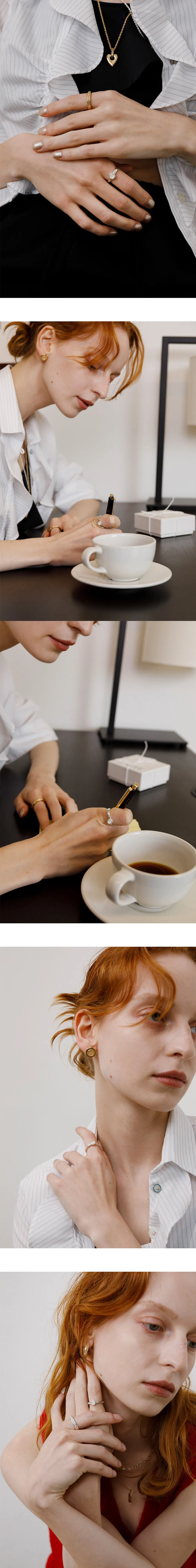 Button Ring Small [Silver 925] - 감도 깊은 취향 셀렉트샵 29CM