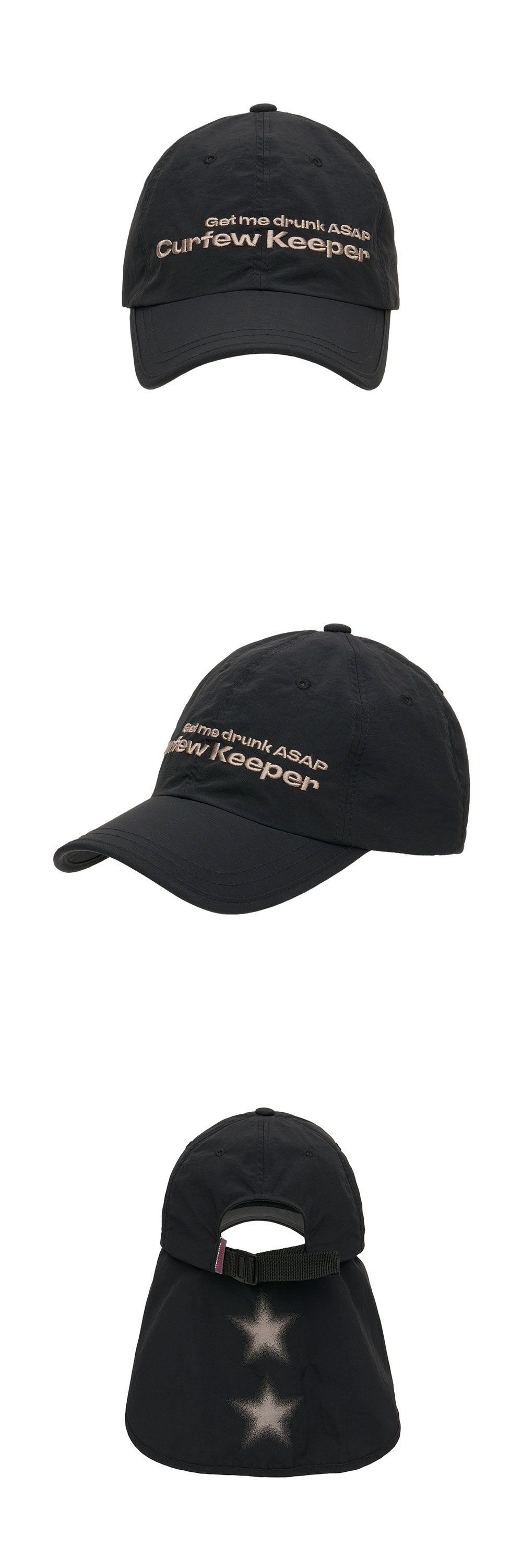 Keep Swear Earflap Cap Black - 감도 깊은 취향 셀렉트샵 29CM